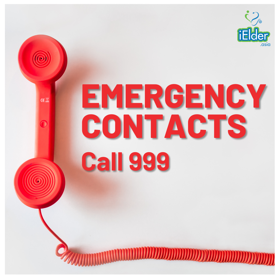 EMERGENCY CONTACTS- Call 999 — iElder.Asia (Asian Integrated Medical ...