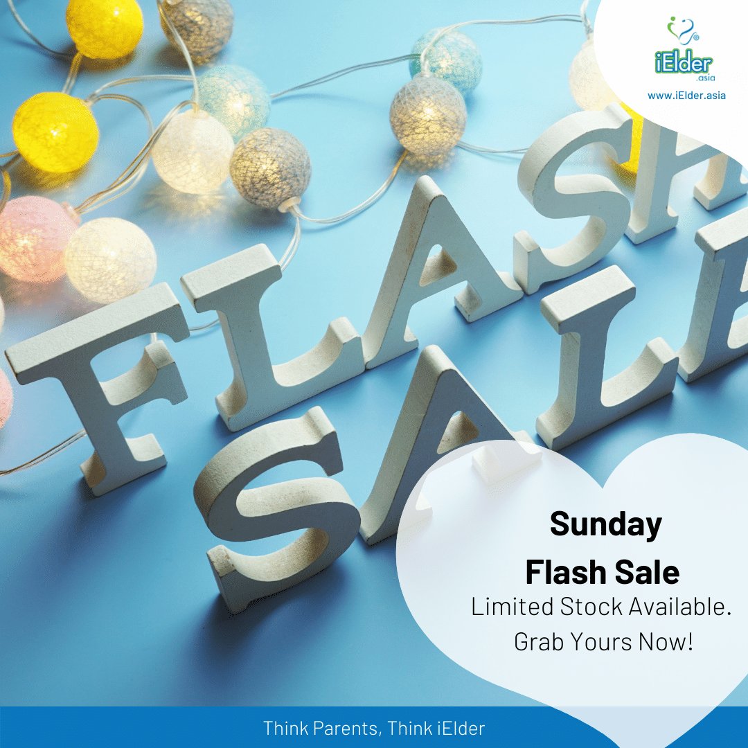 Sunday Flash Sale for Member — iElder.Asia