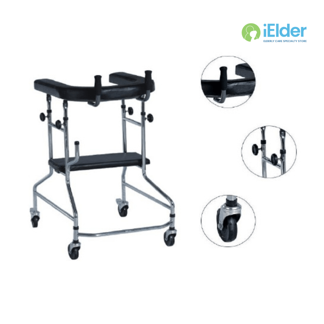 Foldable Moving Walker with Handle — iElder.Asia (Asian Integrated ...