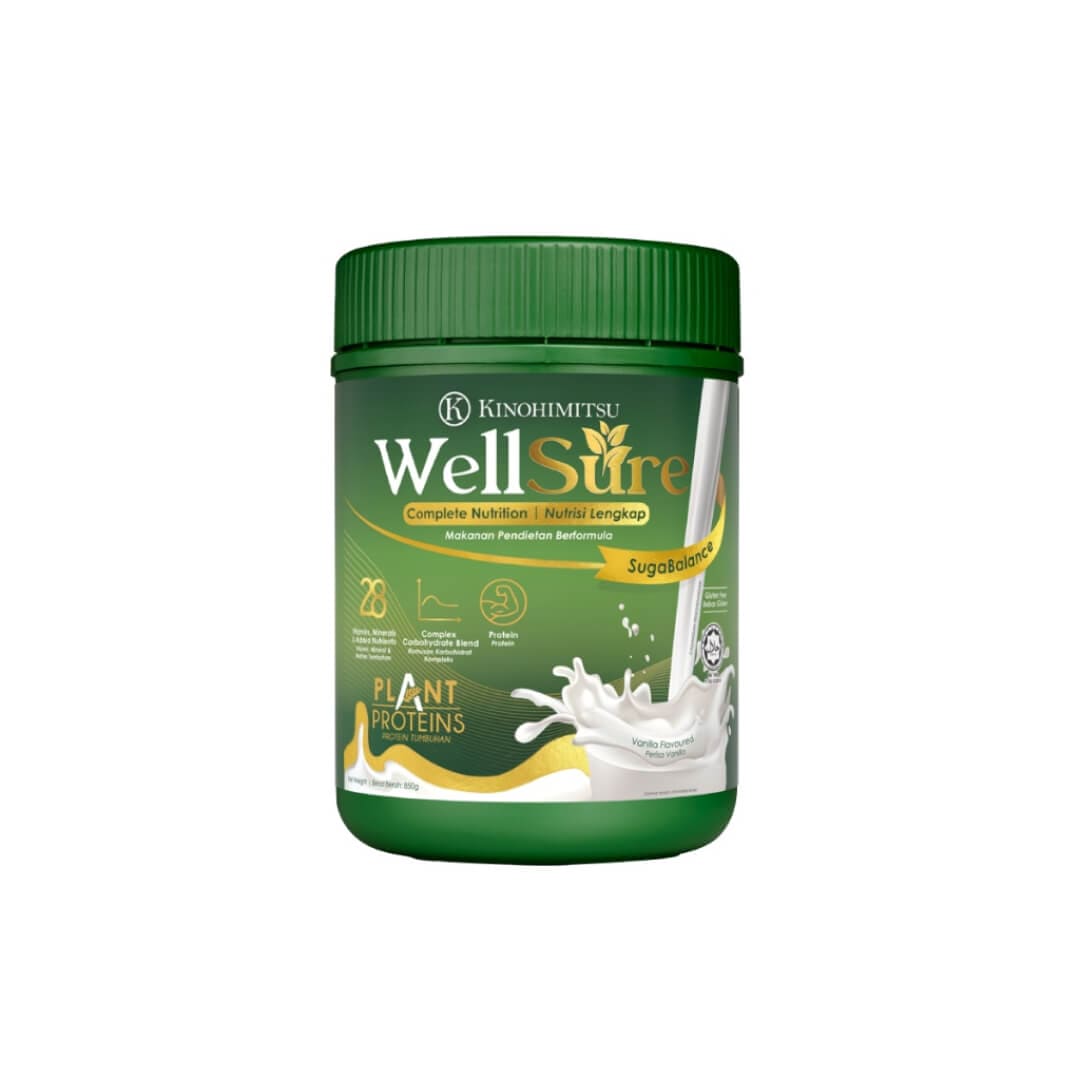WellSure SugaBalance 850g (Diabetics formula)(Plant Based Complete Nut ...