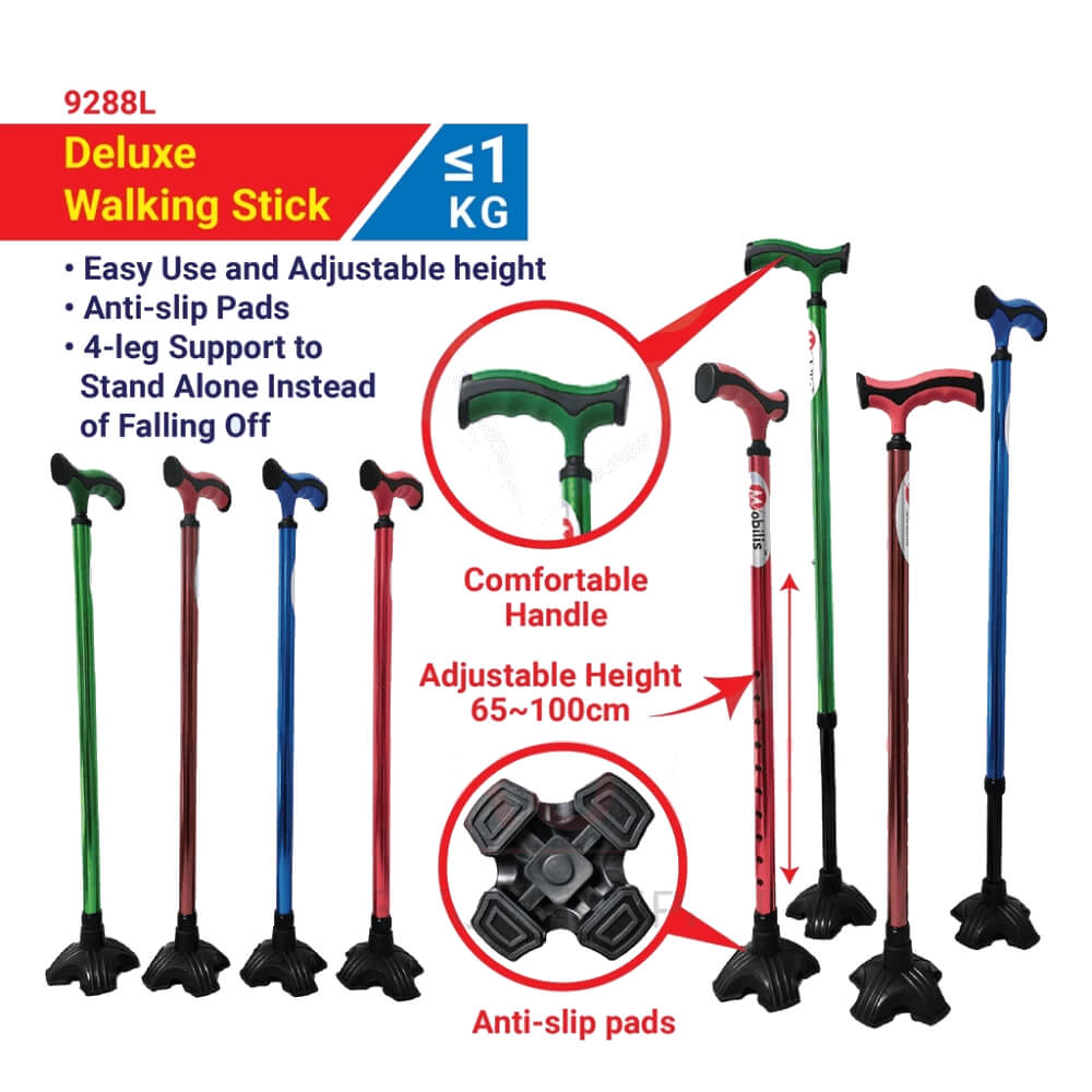 Deluxe Walking Stick (MO-9288L) — iElder.Asia (Asian Integrated Medical ...