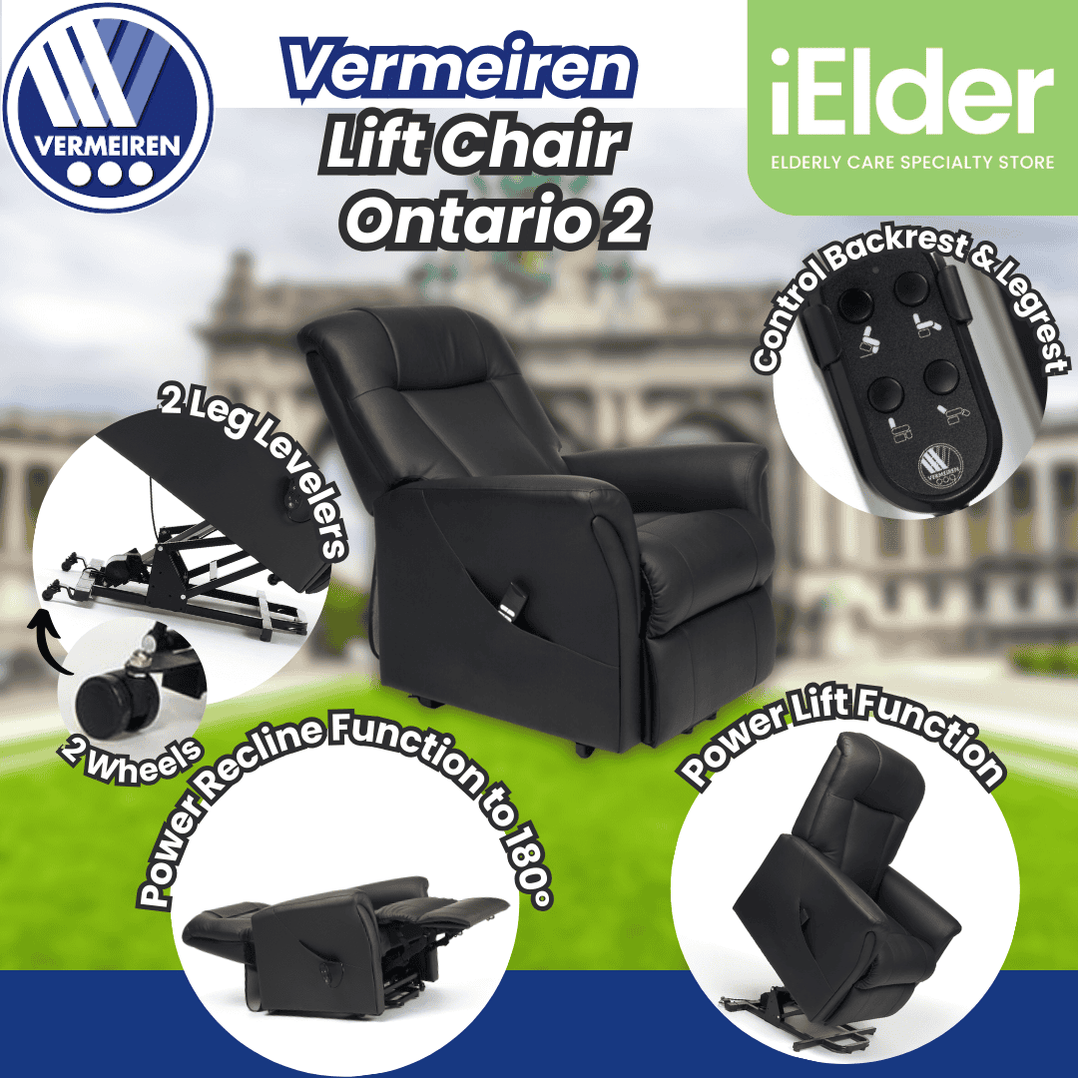 Recline and Lift Auto Chair | Vermeiren Ontario 2 — iElder.Asia