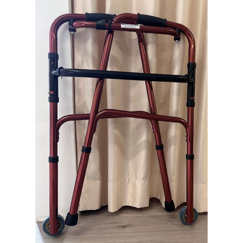 Walking frame with Castors (Brown) — iElder.Asia (Asian Integrated ...