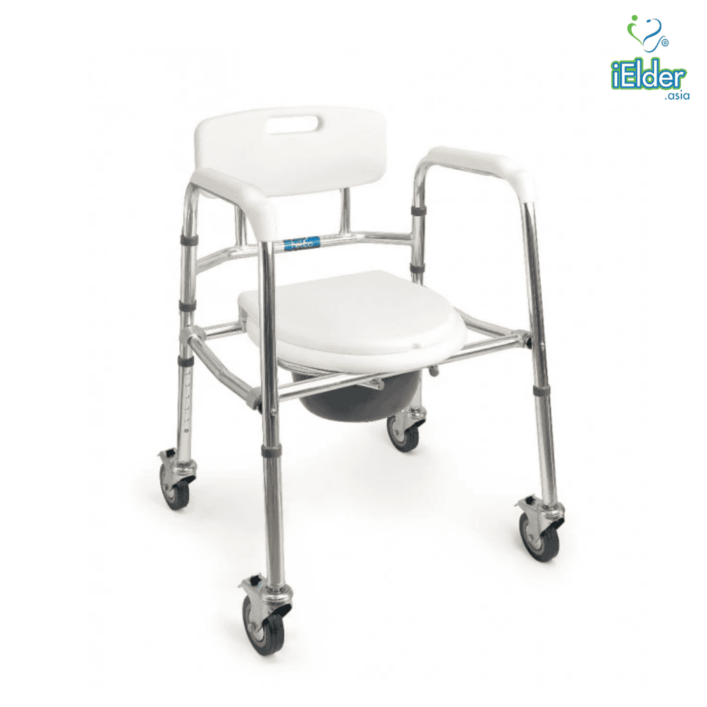Commode with wheels — iElder.Asia (Asian Integrated Medical Sdn Bhd ...