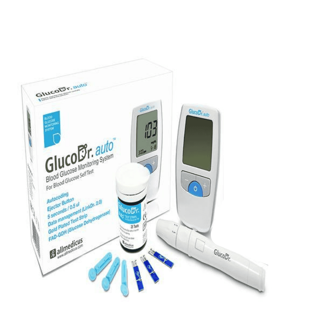 Blood Glucose Monitoring System Starter Kit | GlucoDr Auto — iElder.Asia