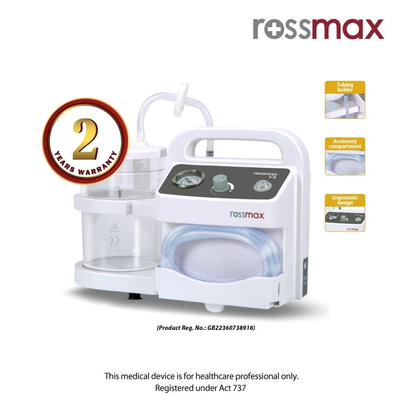 Portable Suction Unit | Rossmax — iElder.Asia (Asian Integrated Medical ...